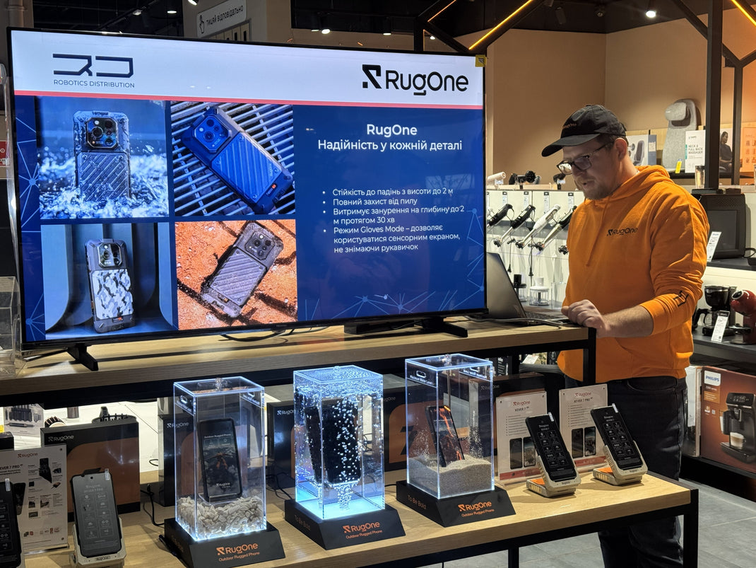 A presentation of RugOne secure smartphones took place in Kyiv